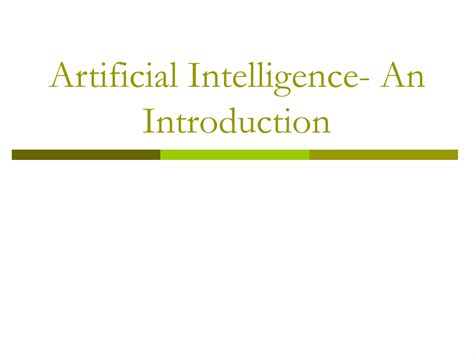 Artificial Intelligence Introductionppt