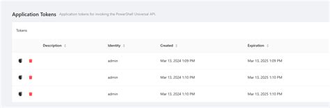 Need Help Identifying What Is Generating App Tokens Powershell Universal Ironman Software Forums
