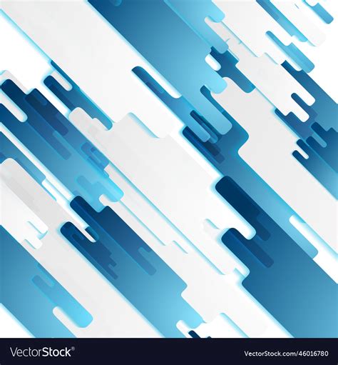 abstract grey blue hi tech geometric background vector image