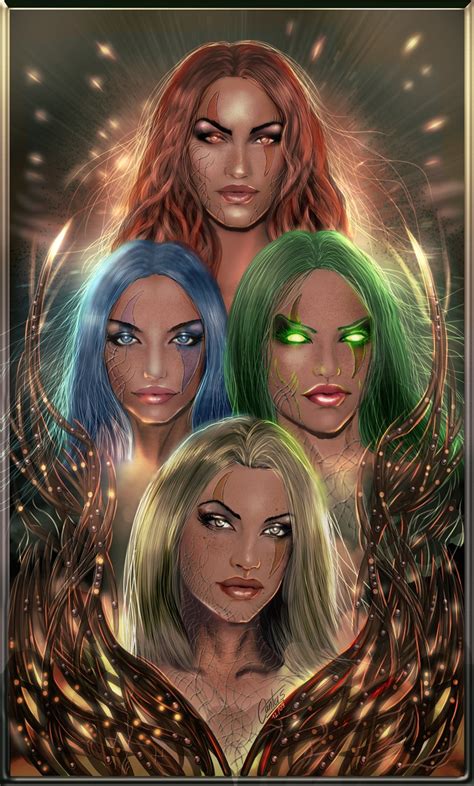 Elements Elements By Cantas At DeviantART Nature Goddess Goddess Artwork Elements