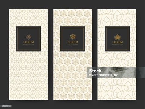 그림을 벡터 Branding 패키지 패턴 자연 배경 아이콘 배너 바우처 봄 여름 열 대 패턴에 대한 스톡 벡터 아트 및 기타 이미지 Istock