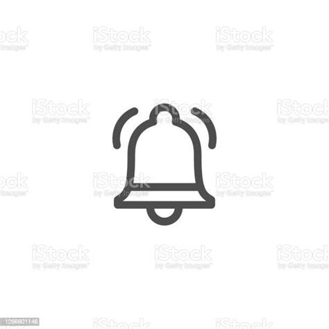 벨 아이콘입니다 울리는 벨 알람 경고 표지판 최신 모바일 및 웹 애플리케이션 Ui Ux 디자인에 대한 메시지 채팅 알림 기호입니다 기민에 대한 스톡 벡터 아트 및 기타