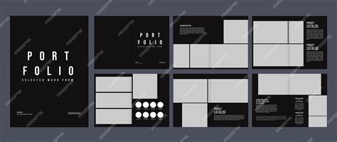 Premium Vector Architecture Interior Portfolio Design Template Minimal Architecture Portfolio