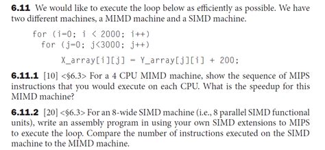 Solved 611 We Would Like To Execute The Loop Below As