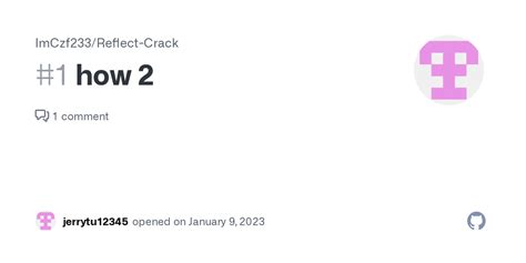 How Issue ImCzf Reflect Crack GitHub