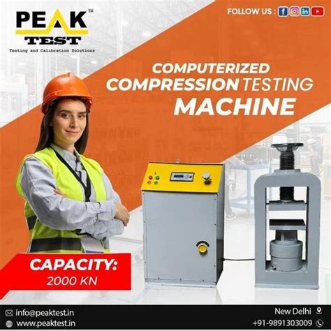 Digital Compression Testing Machine Ctm 2000 Kn Semi Automatic At Rs