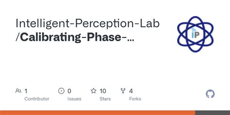 Github Intelligent Perception Labcalibrating Phase Offsets For