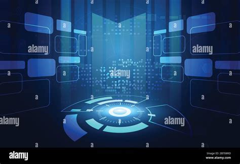 Abstract Technology Ui Futuristic Concept Hud Interface Hologram