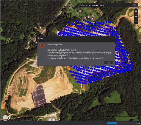 Error Generating Outputs Rgb Failed And Dense Esri Community