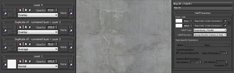 Black Living Texture Shader Concret Floor Bitmap Settings Ronen Bekerman 3d