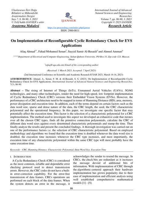 Pdf On Implementation Of Reconfigurable Cyclic Redundancy Check For
