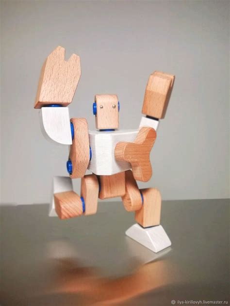 Деревянный конструктор робот Руби в интернет магазине на Ярмарке Мастеров Техника и роботы