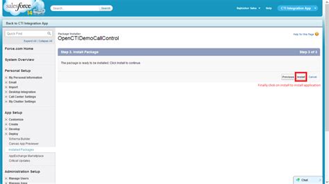 Salesforce Cti Integration Setting Up Open Cti Sample Application