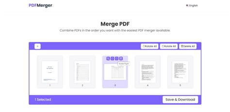 Pdf Merger Merge Rotate Organize Delete And Preview Pdf React Nextjs Web App By Dosana