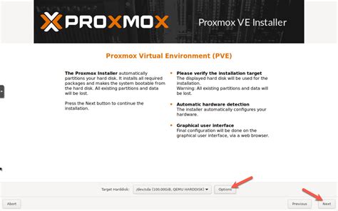 Proxmox Guide Installing Proxmox VE NodeSpace