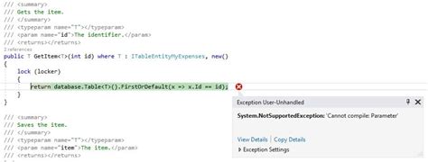 C Xamarin And Sqlite An Item With The Same Key Has Already Been