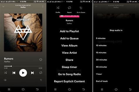 Sleep Timer Feature On Spotify App How To Use It On Spotify