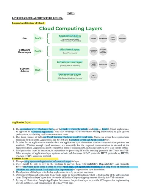 Unit 3 Cc Pdf Cloud Computing Software As A Service