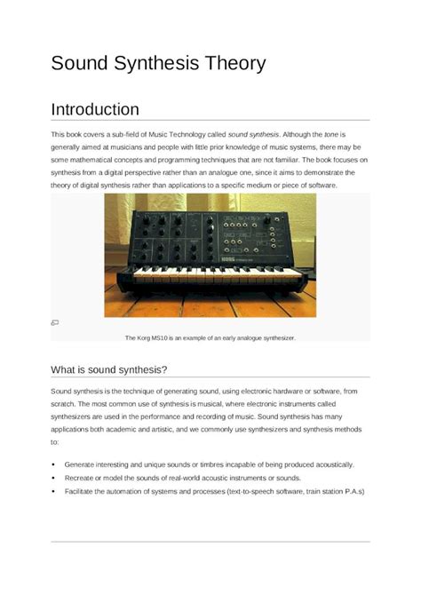 docx sound synthesis theory dokumen tips