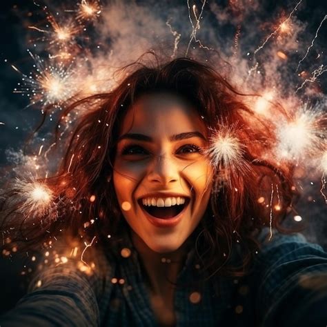 Premium Ai Image Photo Of An Caucasian Woman Smiling In Front Of