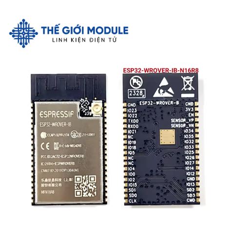 Mạch Rf Thu Phát Wifi Ble Esp32 Wrover Ib 16mb Thế Giới Module