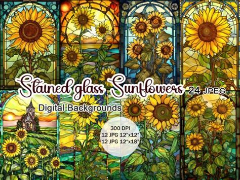 78 Faux Stained Glass Designs And Graphics