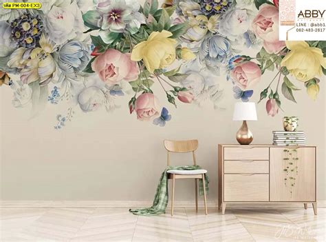 ภาพติดผนังลายดอกไม้ รับผลิตวอลเปเปอร์ ภาพวิว ส่งออกวอลเปเปอร์สั่งพิมพ์ ผ้าแคนวาส