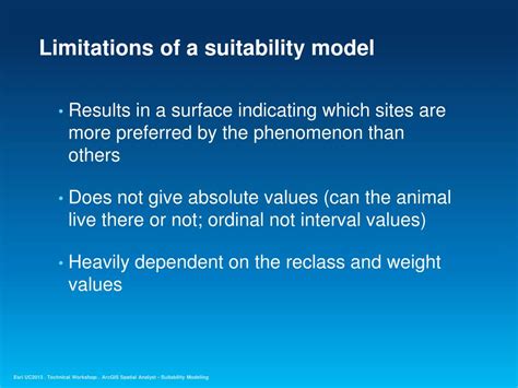 PPT ArcGIS Spatial Analyst Suitability Modeling PowerPoint