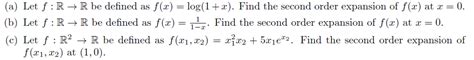 Solved A Let F R→r Be Defined As F X Log 1 X Find The