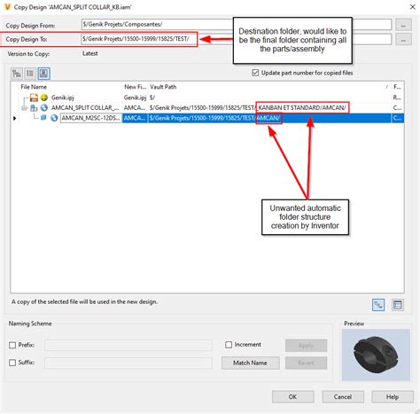 Copy Design An Assembly From Vault Without Folder Structure Inventor 2022 Autodesk Community