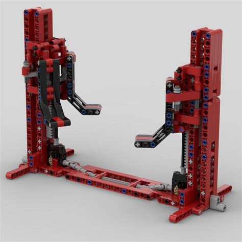 Lego Moc Car Lift By Fuwlz Rebrickable Build With Lego