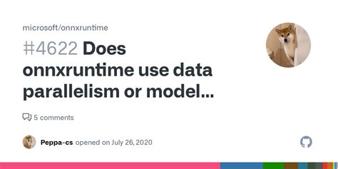 does onnxruntime use data parallelism or model parallelism · issue