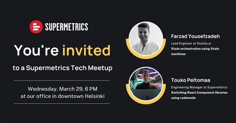 Supermetrics On Linkedin Meetup Frontend