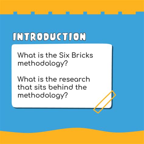 How To Implement The Six Bricks Methodology In Your Pre K Class Teacher Professional Development