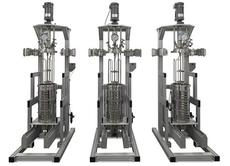 Three 30 L Reactor Parallel System Parr Instrument Company