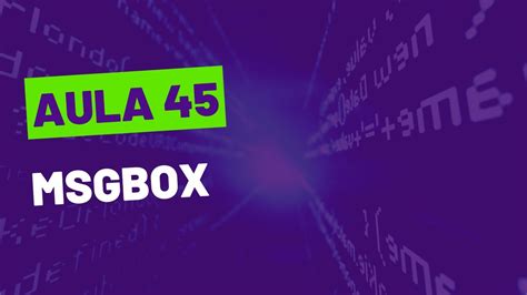 Curso De Vba Gratuito Completo 45 Msgbox Youtube