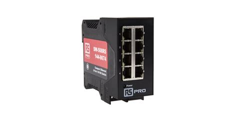 RS PRO Ethernet Switch RJ Port Mbit S Transmission Speed DIN Rail Mount RS