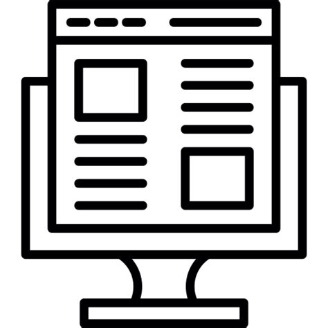 Mockup Generic Detailed Outline Icon