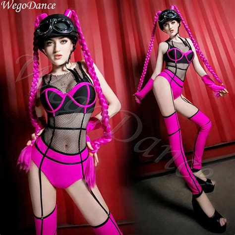 New Sexy Ds Costumes Nightclub Dj Singer Gogo Collar Dance Costume