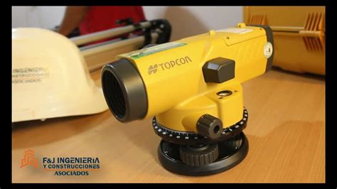 Nivel Topografico Topcon At B3a At B4a Youtube