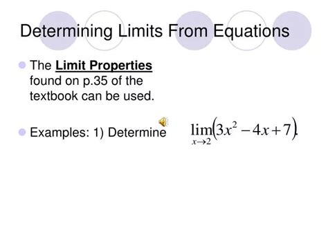 PPT Determining Limits From Equations PowerPoint Presentation Free Download ID