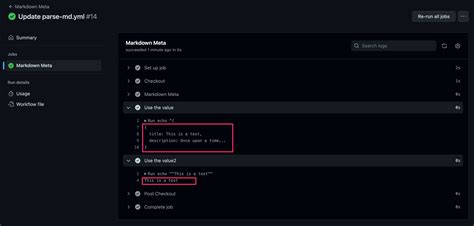 Github Actionsで「markdown Meta」を使ってyaml Headerをパースしてみた Developersio