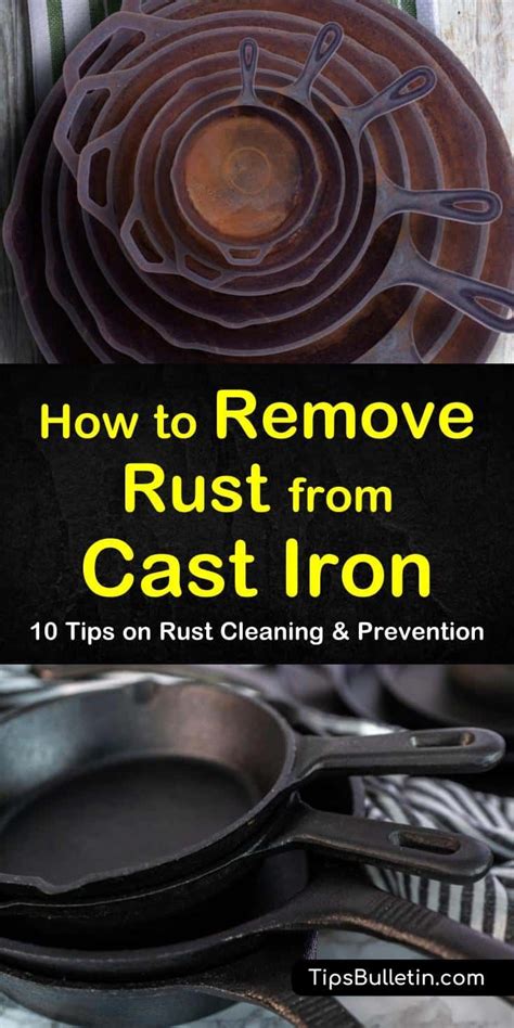 10 Simple Ways To Remove Rust From Cast Iron Artofit