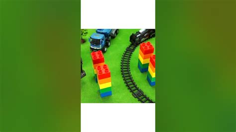 중장비 블록놀이 육교 만들기 Shorts Youtube