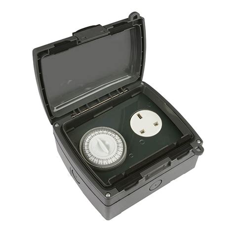 Timeguard Wxt203 Weathersafe Extreme Two Gang 13a Timer And Socket Ukes