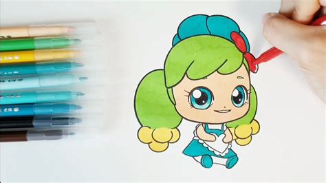 🫒색칠놀이🫒 알쏭달쏭 캐치티니핑 3 메이드 느낌의 얌얌핑 색칠하기🎨 Catch Teenieping Coloring 색칠공부 Youtube