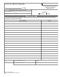 Form AOC E Download Fillable PDF Or Fill Online Receipt Partial Or Final North Carolina
