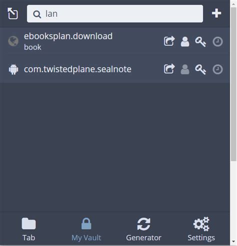 Inconsistency Between Browser Addon And Mobile App Password Manager