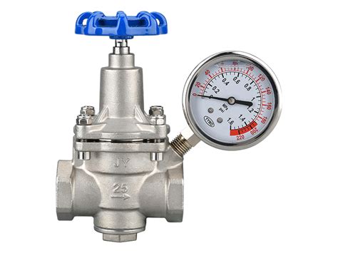 Yz11x 10p 丝扣可调式蒸汽减压阀带防震表 先导式减压阀 自来水减压阀 燃气减压阀 温州市欧越阀门有限公司