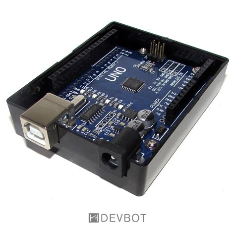Boitier De Protection Arduino Uno Noir